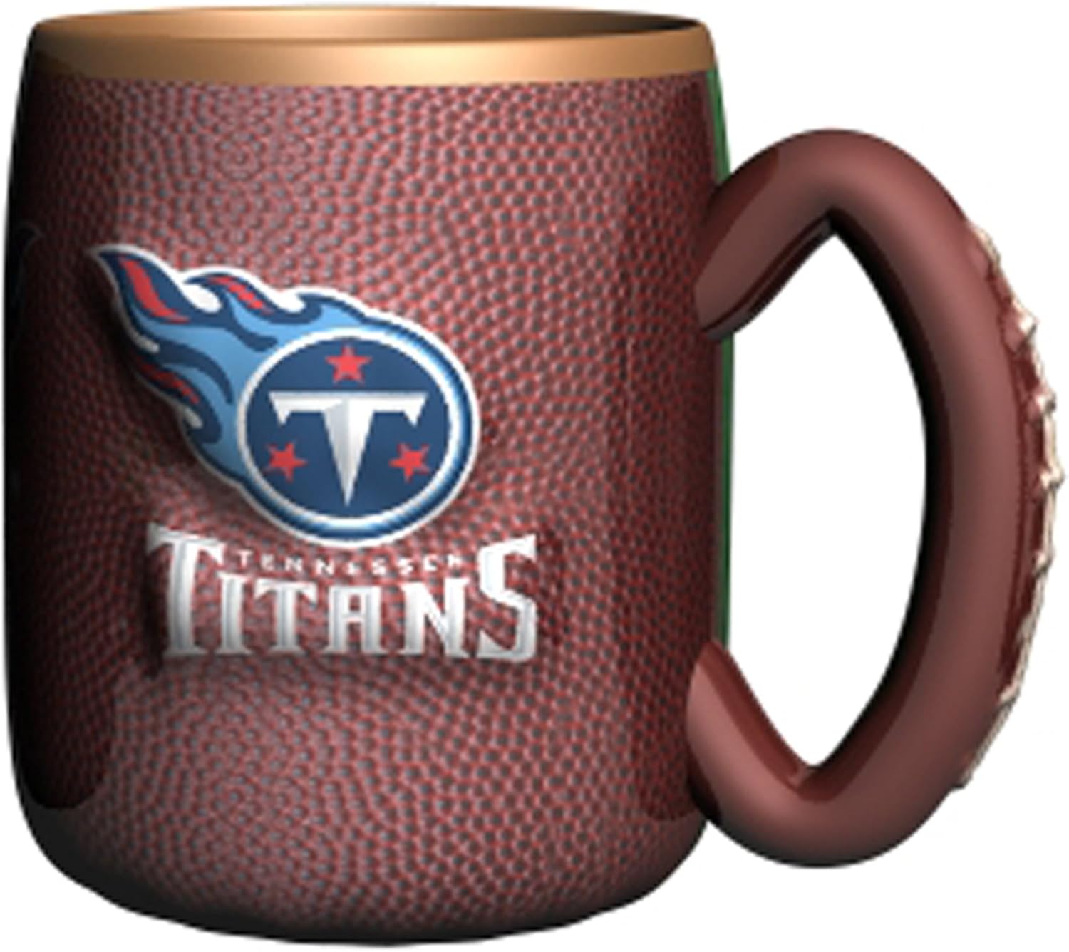 Amazon.com : NFL Tennessee Titans Sculpted Field Mug, 16-Ounce, Brown ...