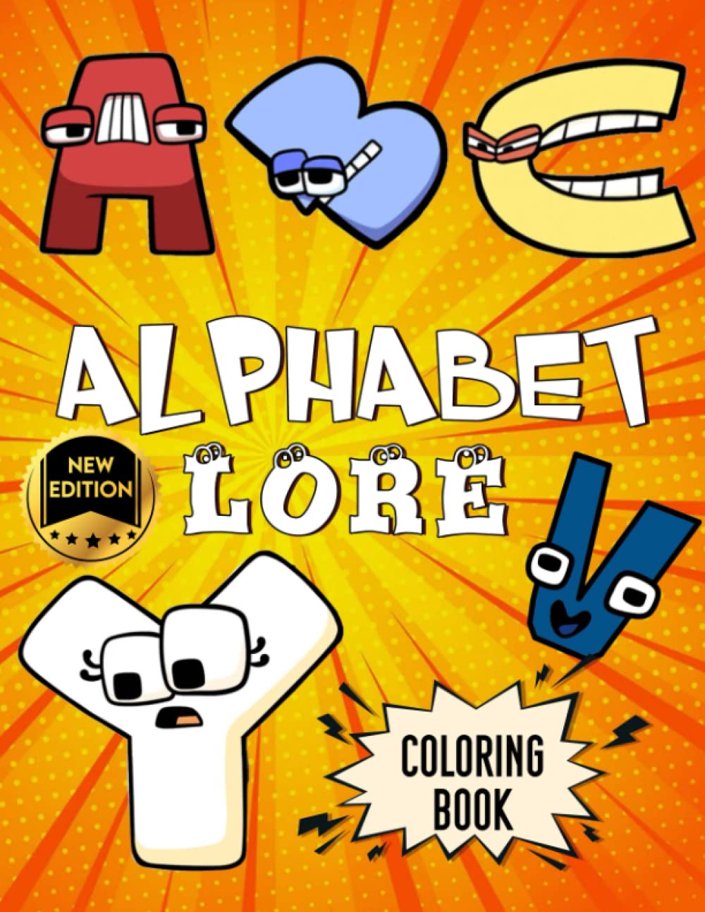 Alphabet Lore Coloring Book Alphabet Lore Jumbo Coloring Book Kids ...