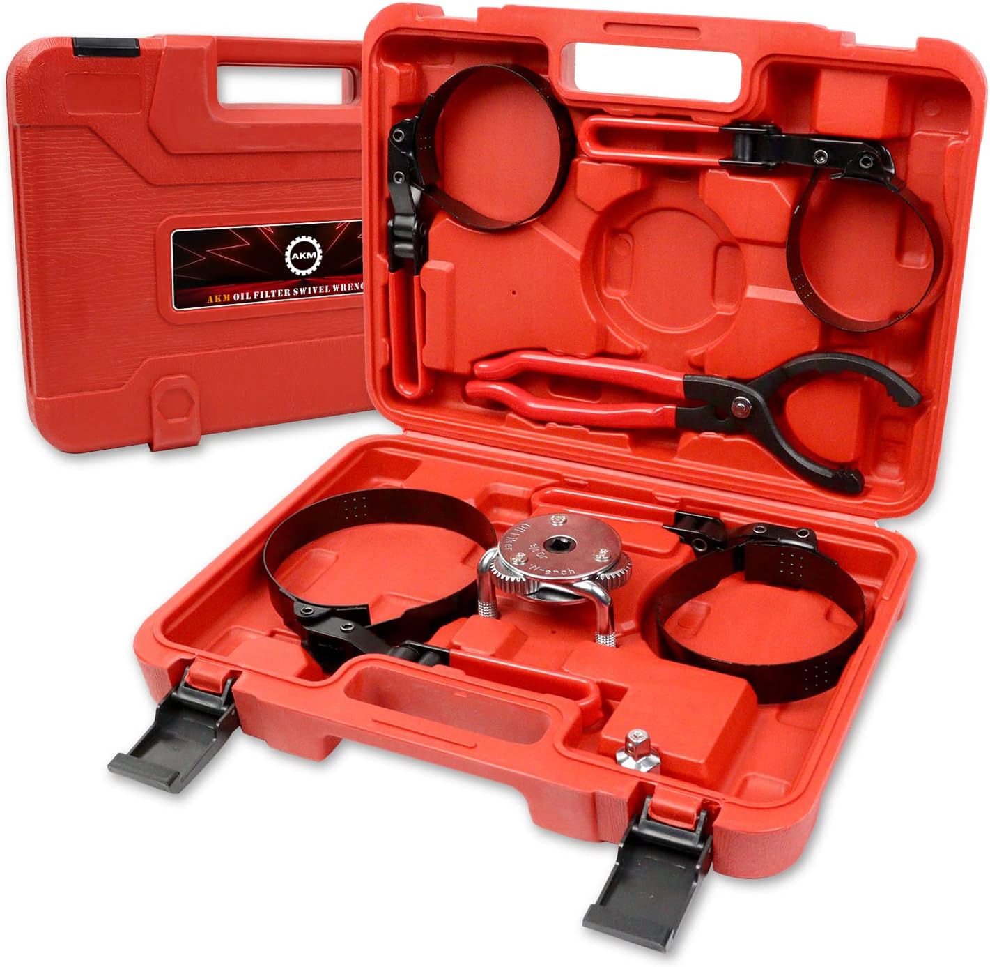 Amazon.com: AKM Standard Oil Filter Swivel Wrench Set,12" Adjustable ...