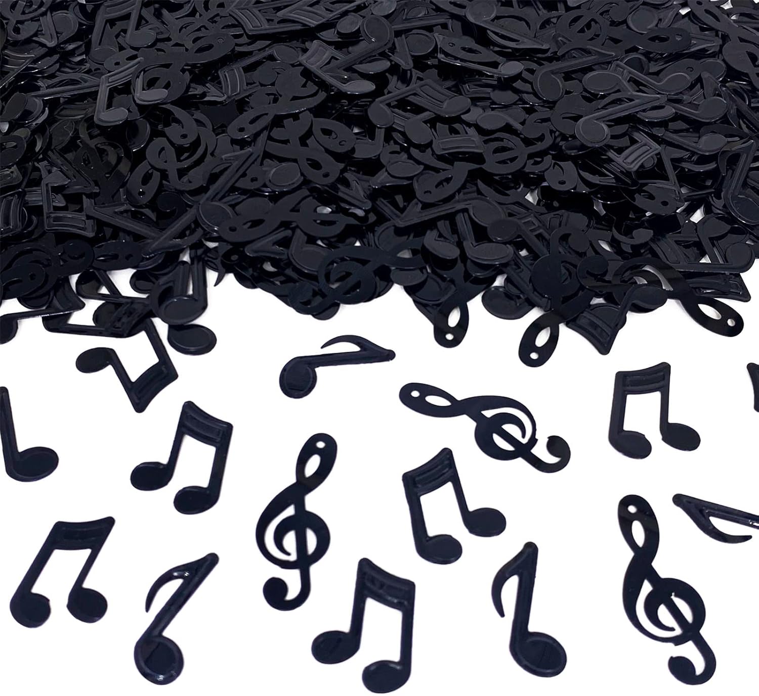 Amazon.com: JNSAXMI Confetti Musical Notes Confetti Black Musical Clef ...