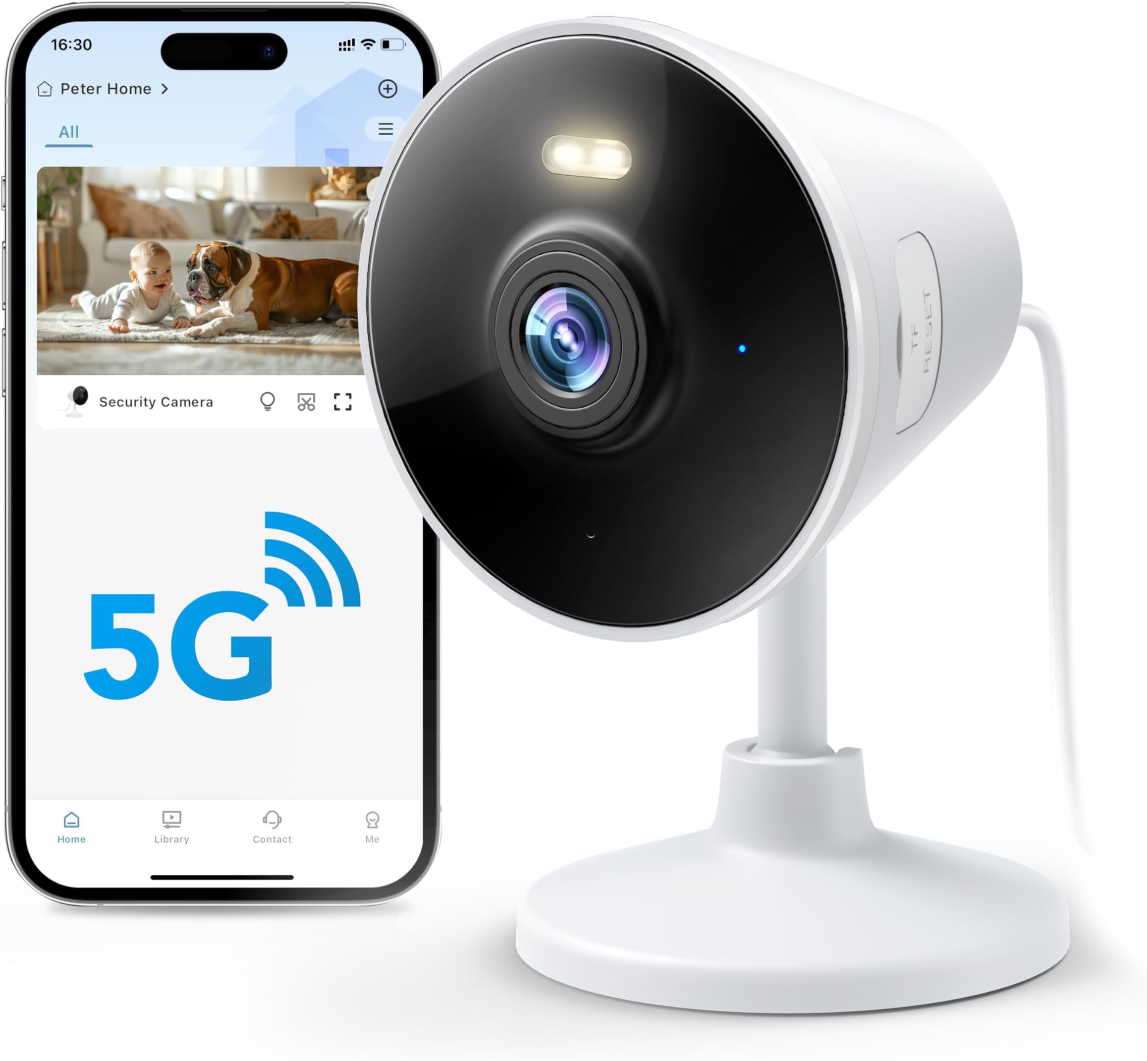 Amazon.com : YI Home Security Camera, 1080p 2.4G WiFi IP Indoor ...