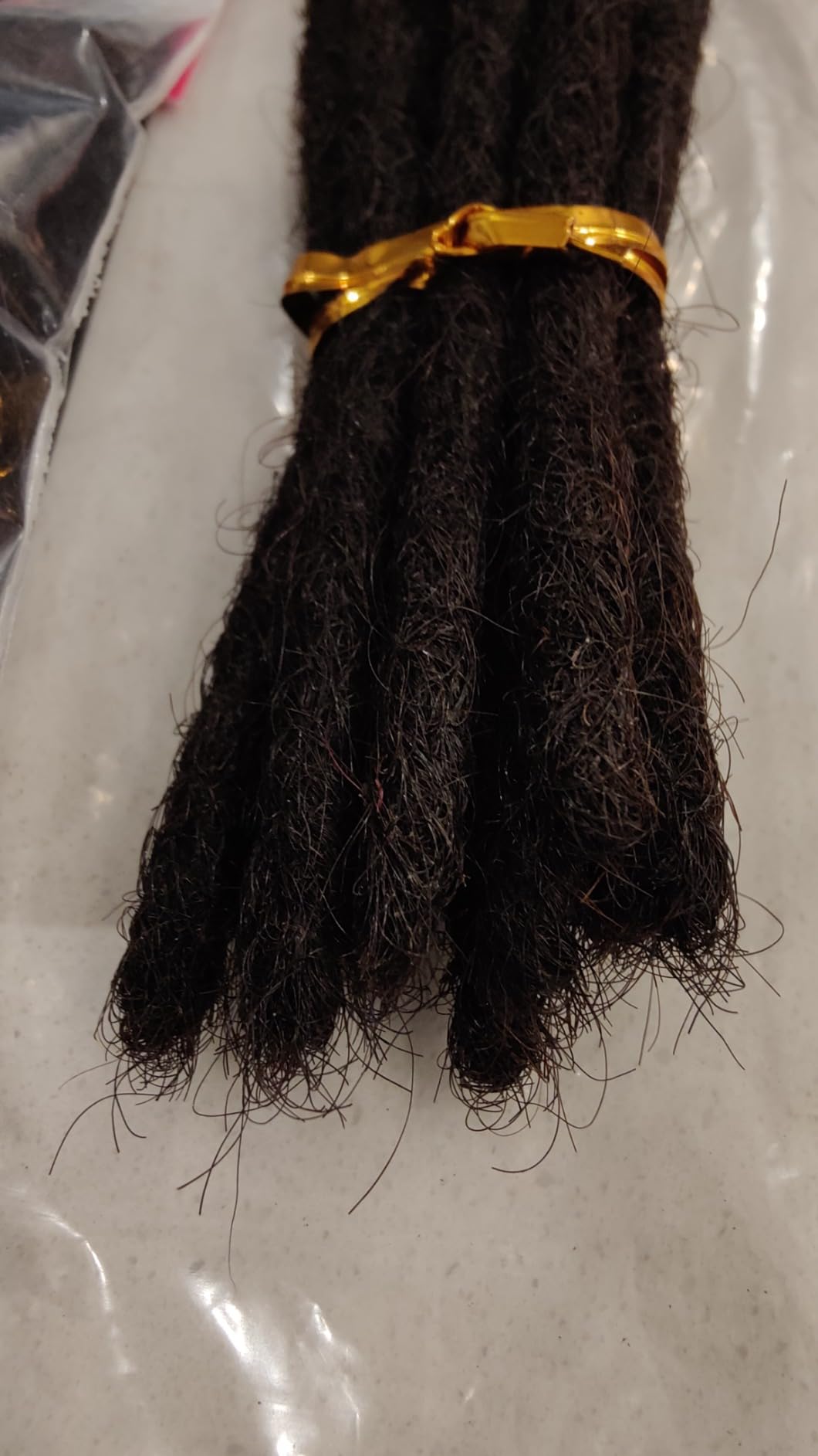 Amazon.com : Permanent Handmade Human Hair Dreadlock Extensions 12 Inch ...