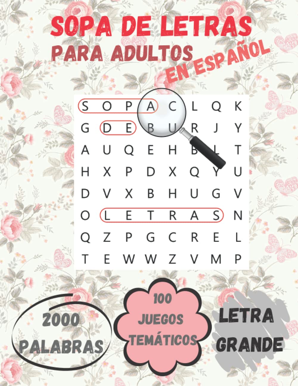 Sopa De Letras Para Adultos En Espanol Sopa De Letras | Desertcart ...