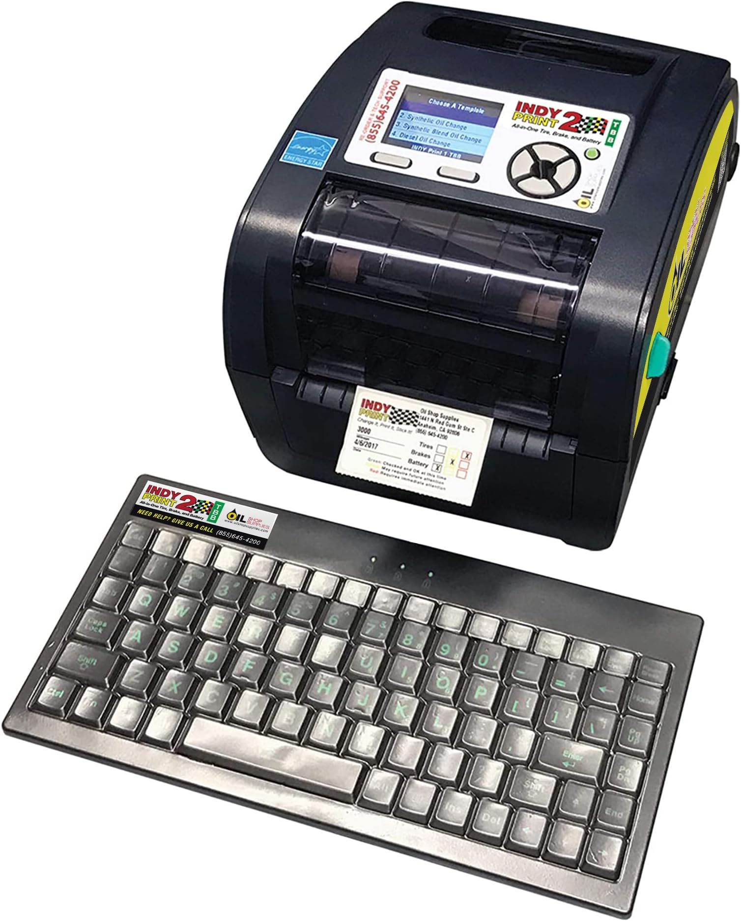 Amazon.com: Oil Change Reminder Printer - System Kit w/ 1000 Stickers ...