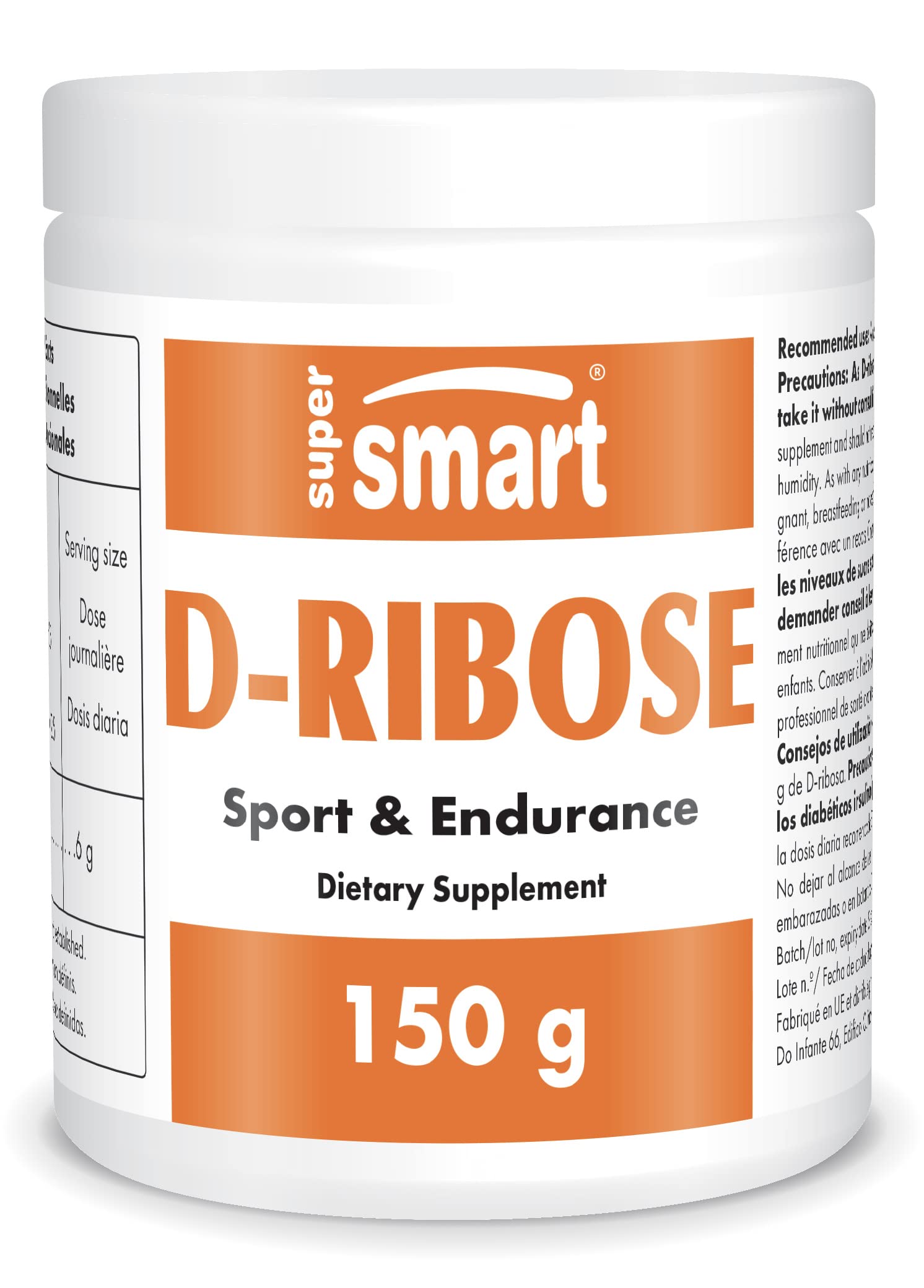 Supersmart - D-Ribose - Support Energy Levels & Encourages ATP ...