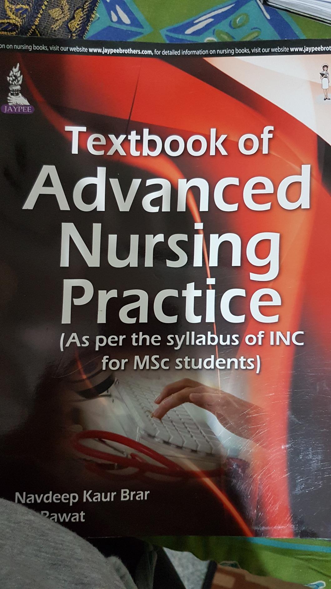Textbook Of Advanced Nursing Practice eBook : Brar, Navdeep Kaur, Rawat ...