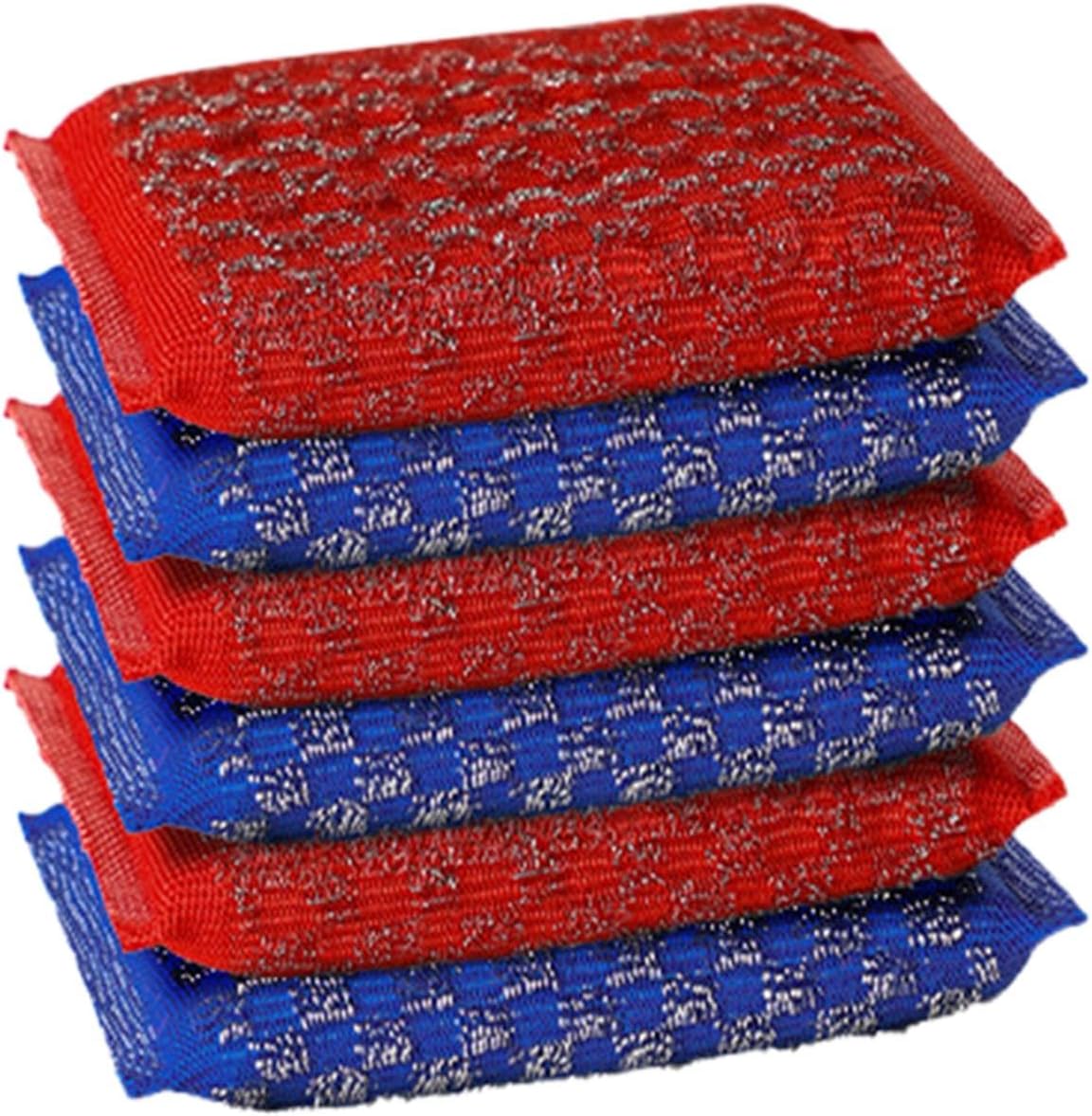 Amazon.com: Multipurpose Dish Sponges - Double Sided Dish Steel Cleaner ...