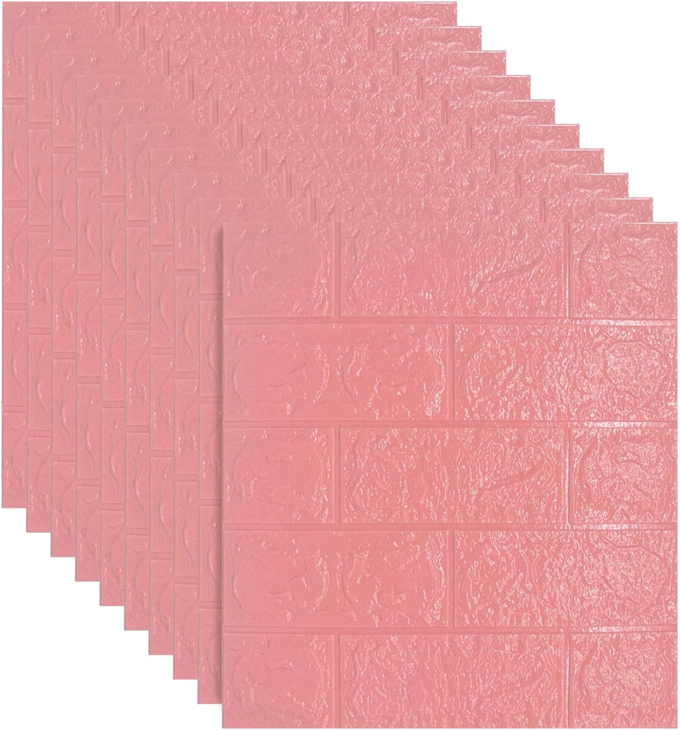 Amazon.com: 10pcs 3D Wall Panels Peel and Stick, 3D Self-Adhesive Wall ...