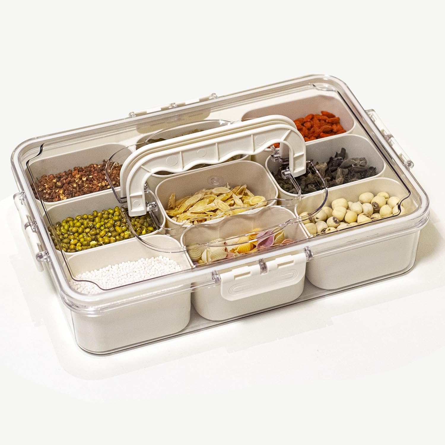 Snapklik.com : Portable Snackle Box Container, 9 Detachable ...