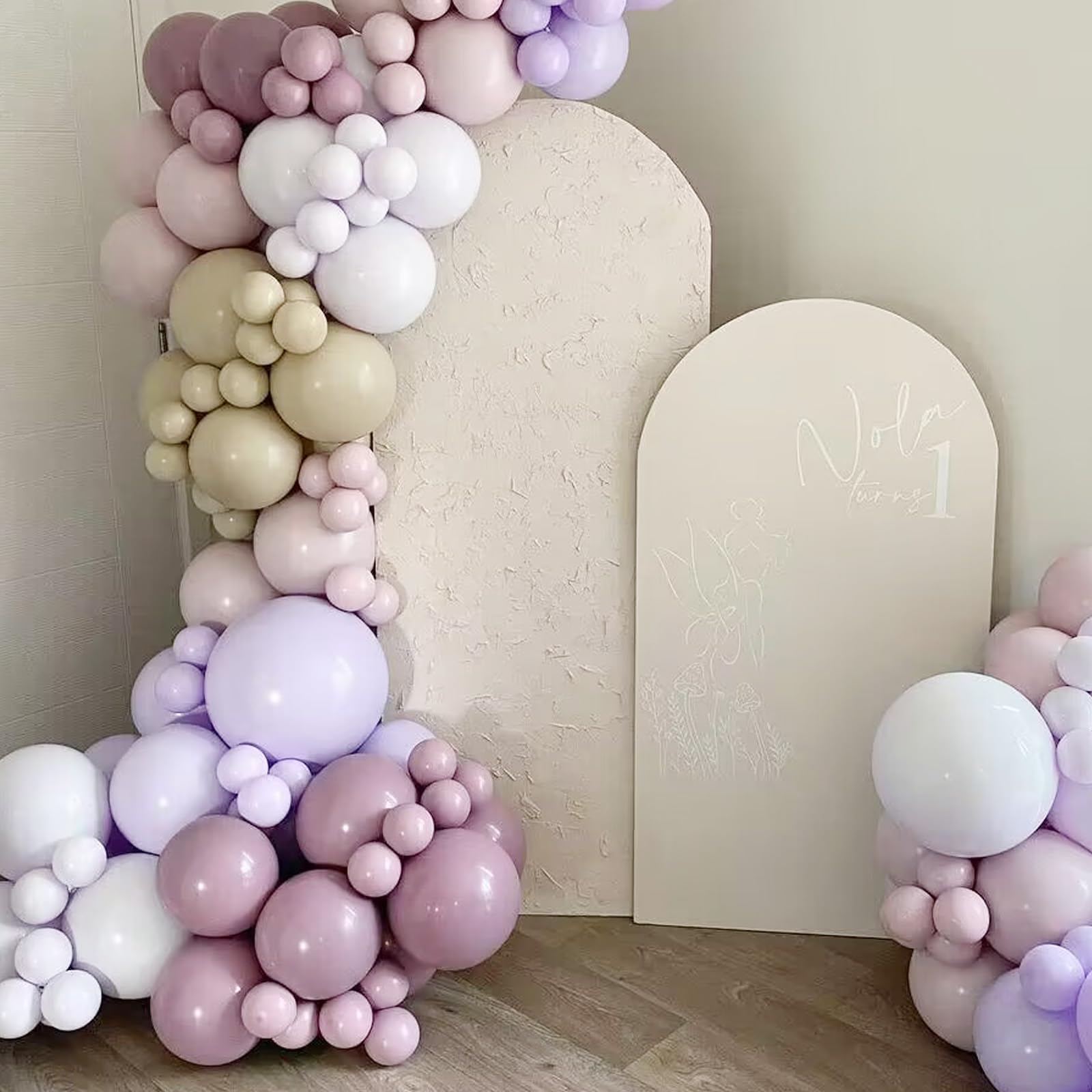Snapklik.com : Light Purple Balloons Different Sizes, 18 12 10 5 Inch ...