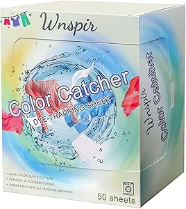 Amazon.com: Wnspir Color Catchers for Laundry, Color Absorber Laundry ...