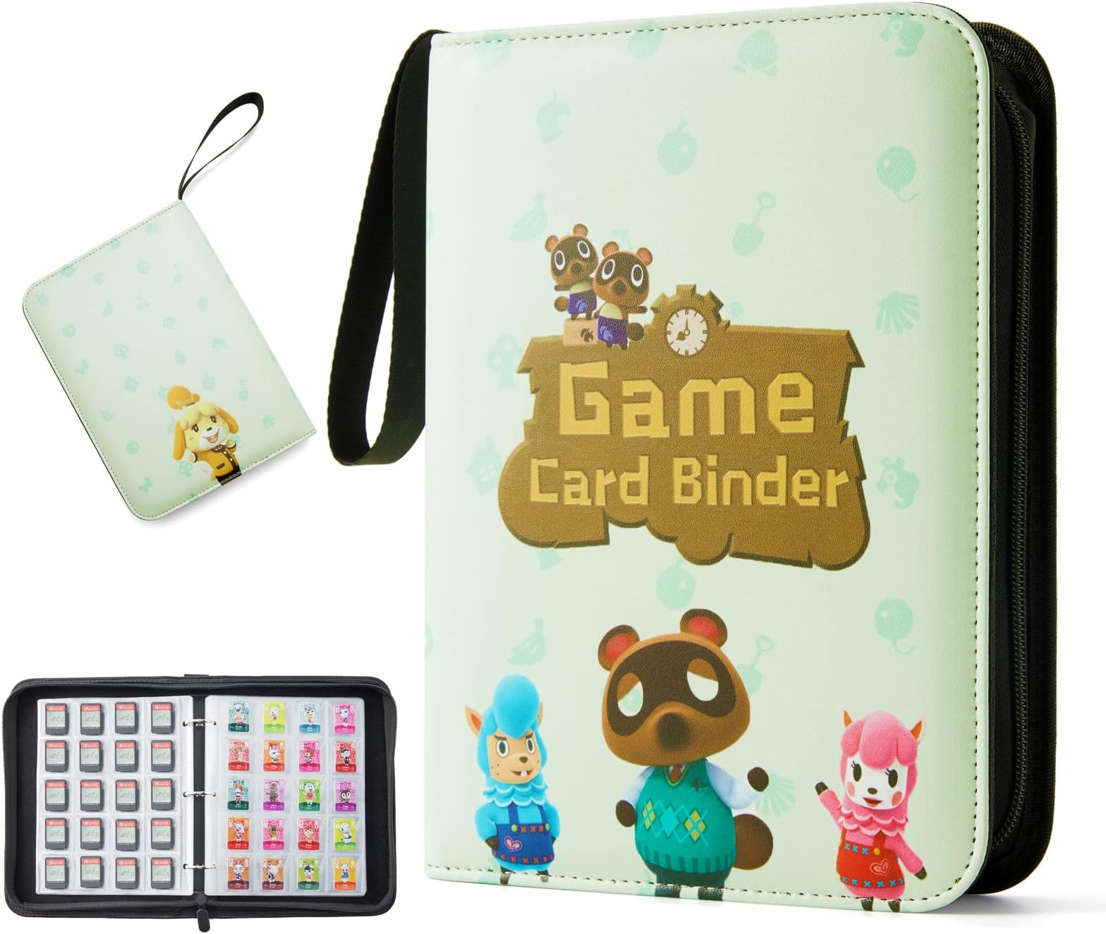 Amazon.com: yuailiur 500 Pockets Game Cards Binder,card Holder ...