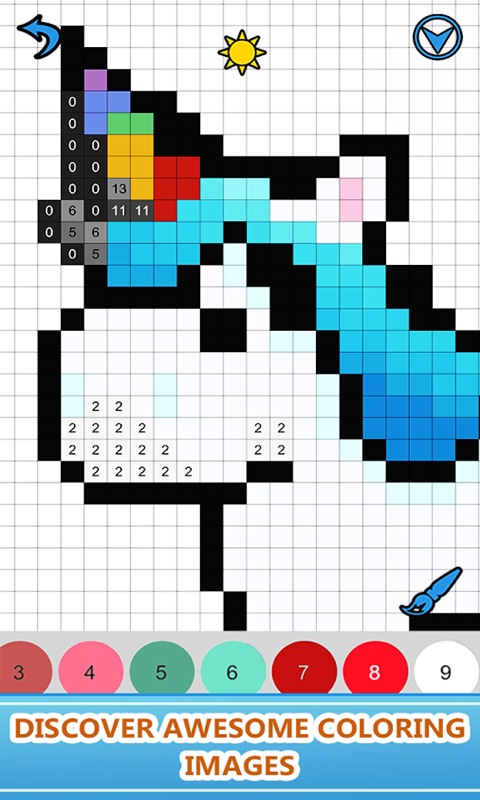 Paint and Coloring Number Game:Amazon.in:Appstore for Android
