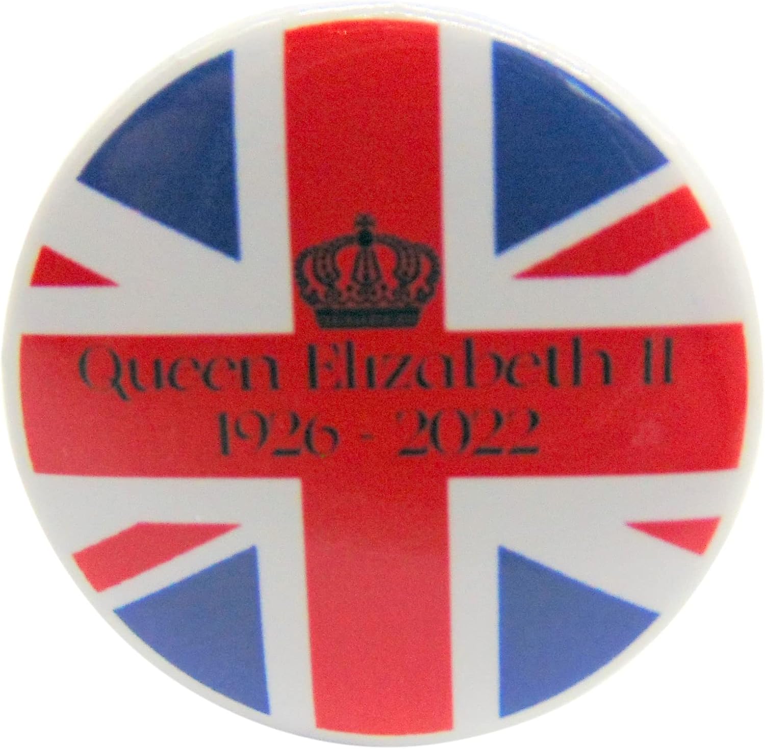 Amazon.com: Queen Elizabeth II Memorial Button 1926-2022 United Kingdom ...