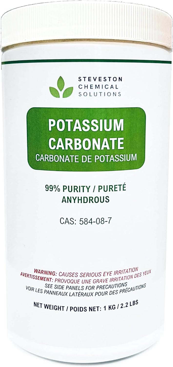 Potassium Carbonate (Potash/Pearl Ash) - 99% Purity - Anhydrous ...