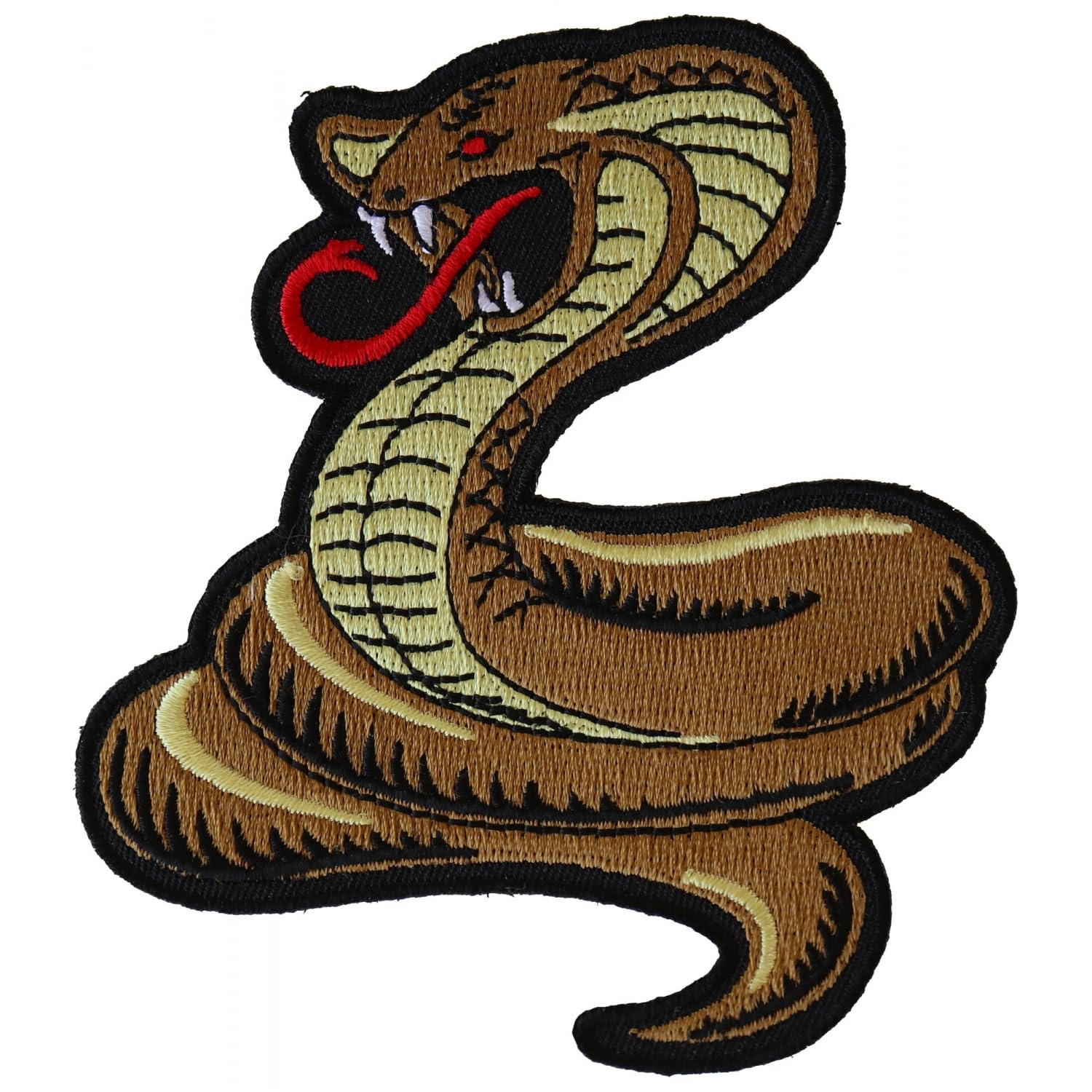 Amazon.com: Cobra Patch - 3.5x4 inch. Embroidered Iron on Patch : Arts ...