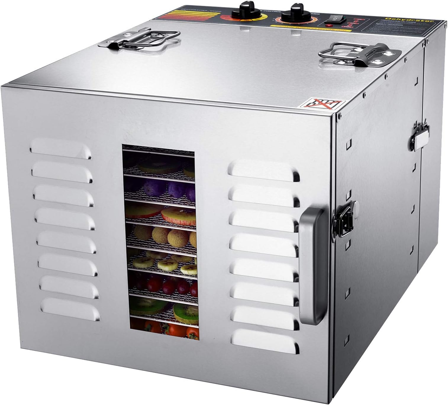 BioChef Arizona 10 Tray Commercial Stainless Steel 1000W Food ...