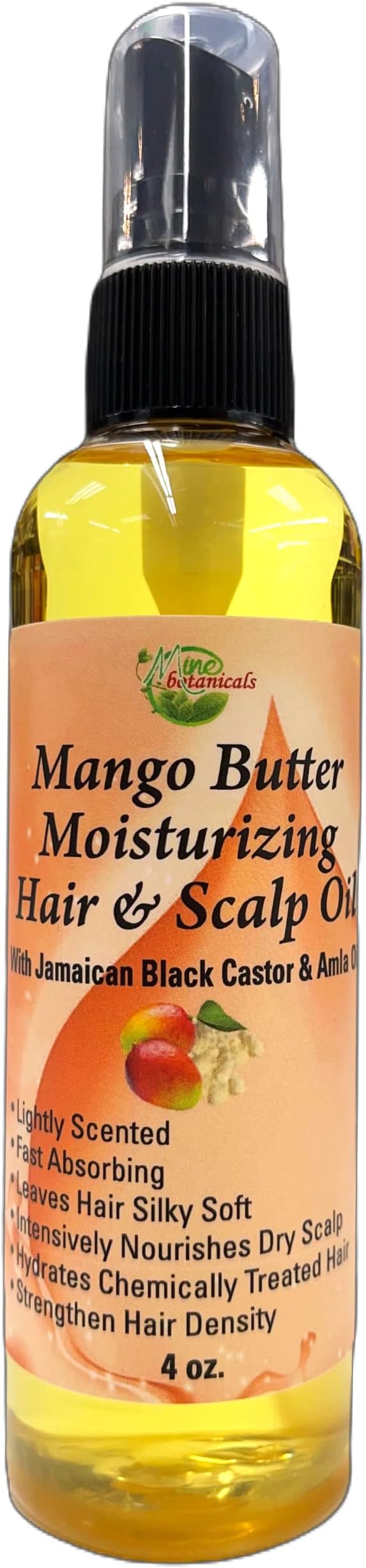 Amazon.com: Mine Botanicals Mango butter Moisturizing Hair & Scalp Oil ...