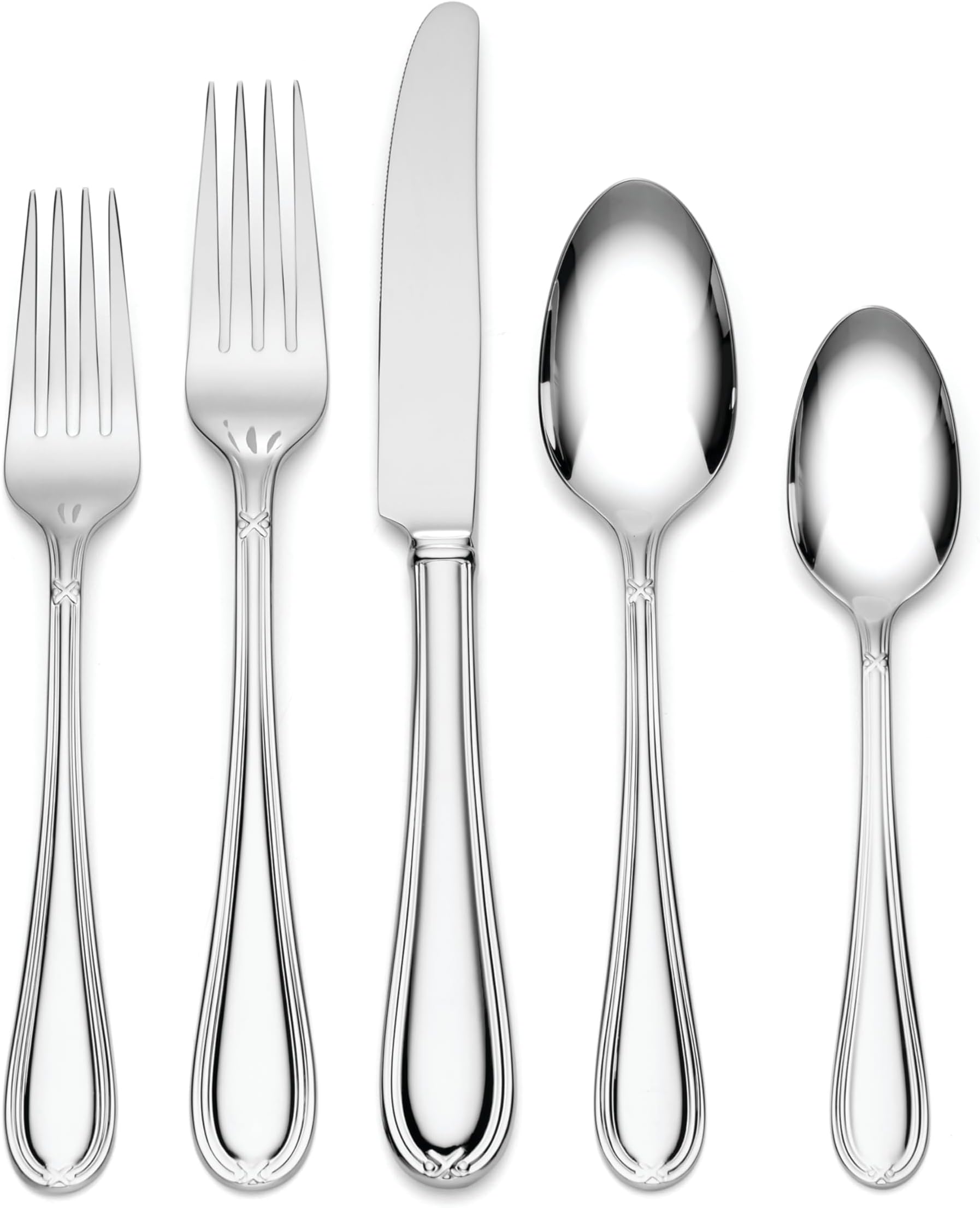 Amazon.com: Lenox 815486 Portola 65-Piece Flatware Set: Home & Kitchen