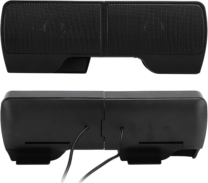 Qiilu Clip On Laptop Speakers Laptop Soundbar Laptop Soundbar Usb Clip Screen Mini