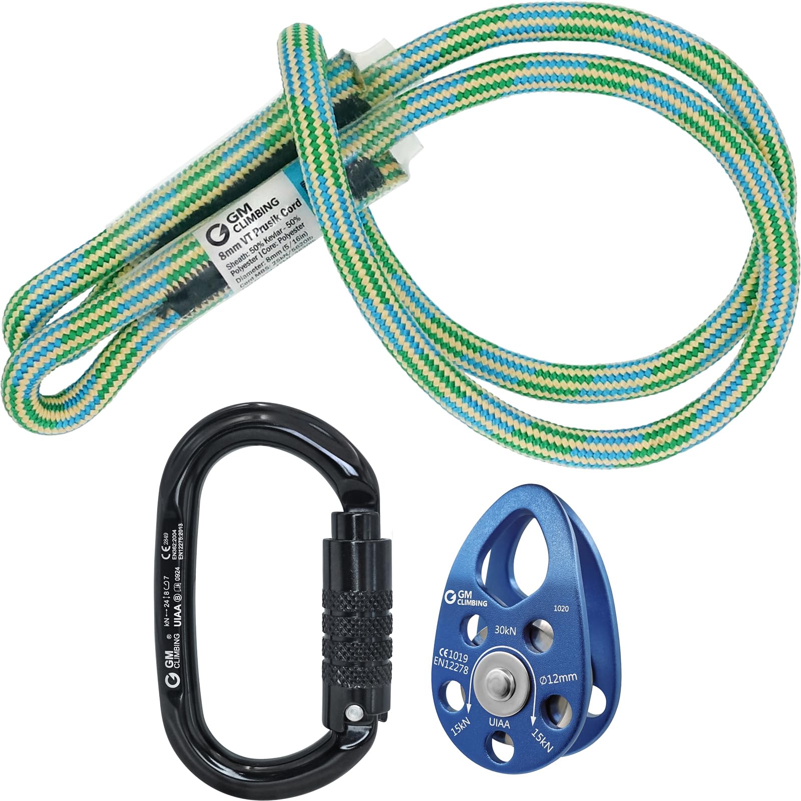 Snapklik.com : GM CLIMBING Hitch Slack Tending Pulley Kit For Doubled ...