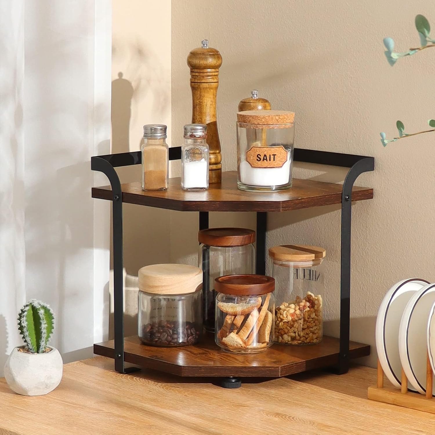Safona Eckregal Küchen Organizer