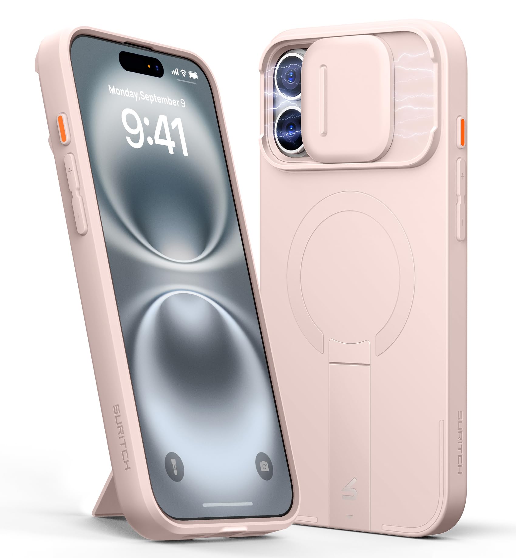 Amazon.com: SURITCH for iPhone 16 Plus Case with Magnetic Camera Slide ...