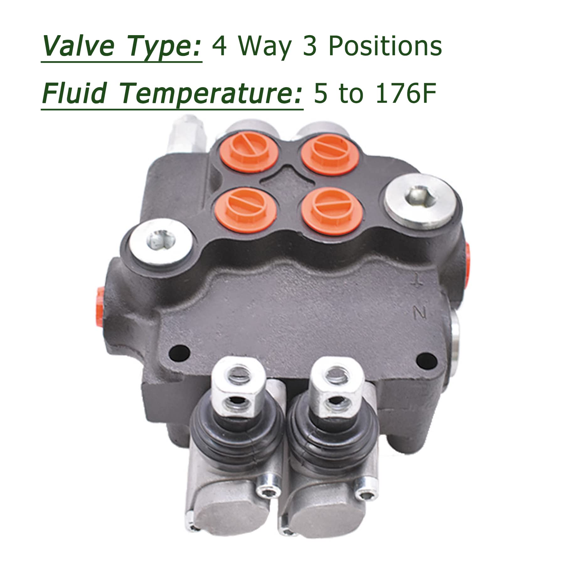 Snapklik.com : Timunr 2 Spool 21GPM Hydraulic Directional Control Valve ...