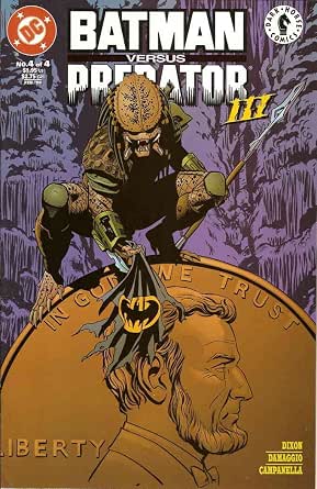 Amazon.com: Batman/Predator III #4 VF ; DC comic book | Abraham Lincoln ...