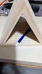 Amazon.com : Triangle Book Page Holder | Triangle Bookmark | Wooden ...