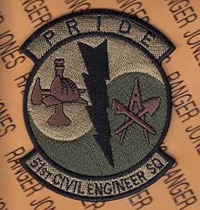 Amazon.com: USAF Air Force 51st Civil Engineer Sq CES 3.75" OCP NO Hook ...