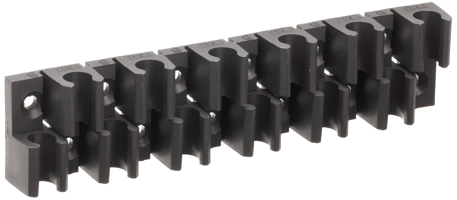 SMC TM-06-10 Multi-Tube Holder, Polypropylene, 12 Holders, 6 mm Tube OD: Amazon.com: Industrial ...