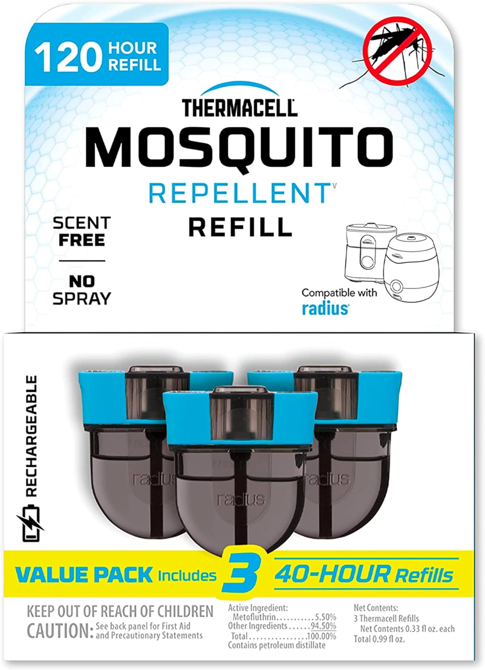 Amazon.com: Thermacell Patio Shield Mosquito Repellent E-Series ...