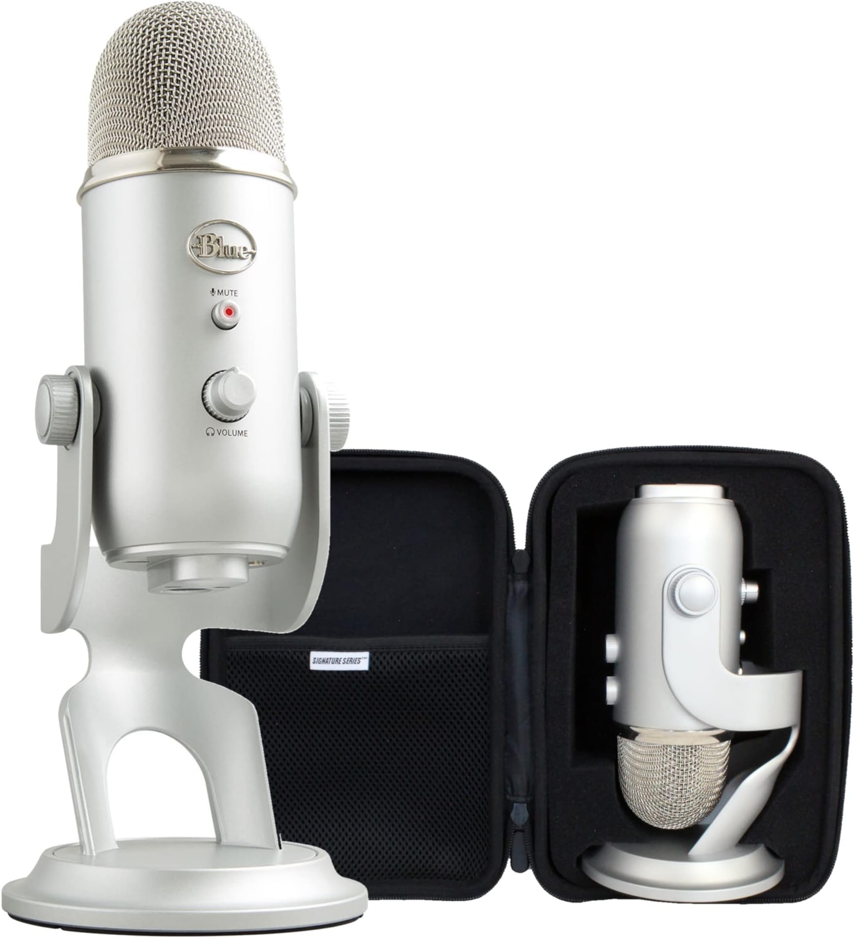 Amazon.com: Logitech for Creators Blue Yeti USB Microphone for PC ...