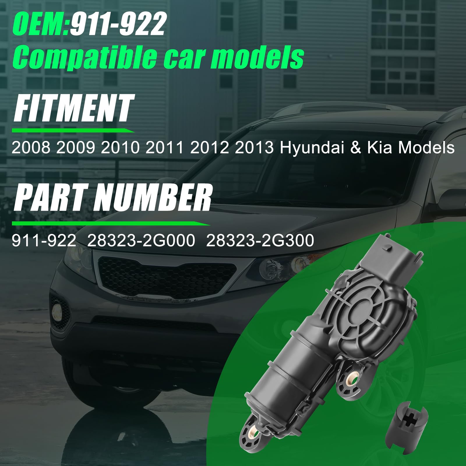 Hyundai Santa Fe Control Motor 28323-2G000 Replacement 911-922 Intake ...