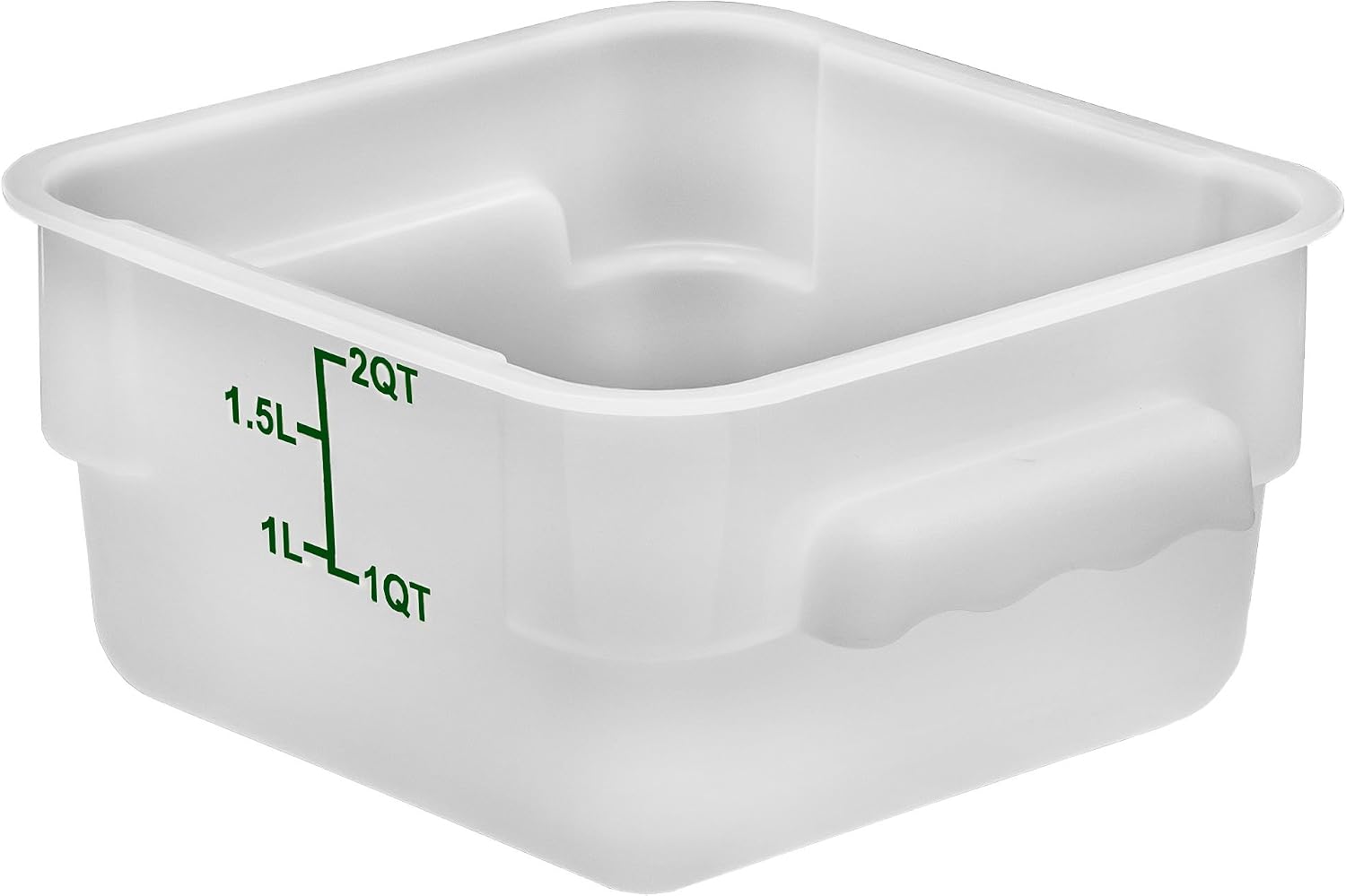 Amazon.com: Chef's Supreme 2 qt. White Plastic Square Food Storage ...