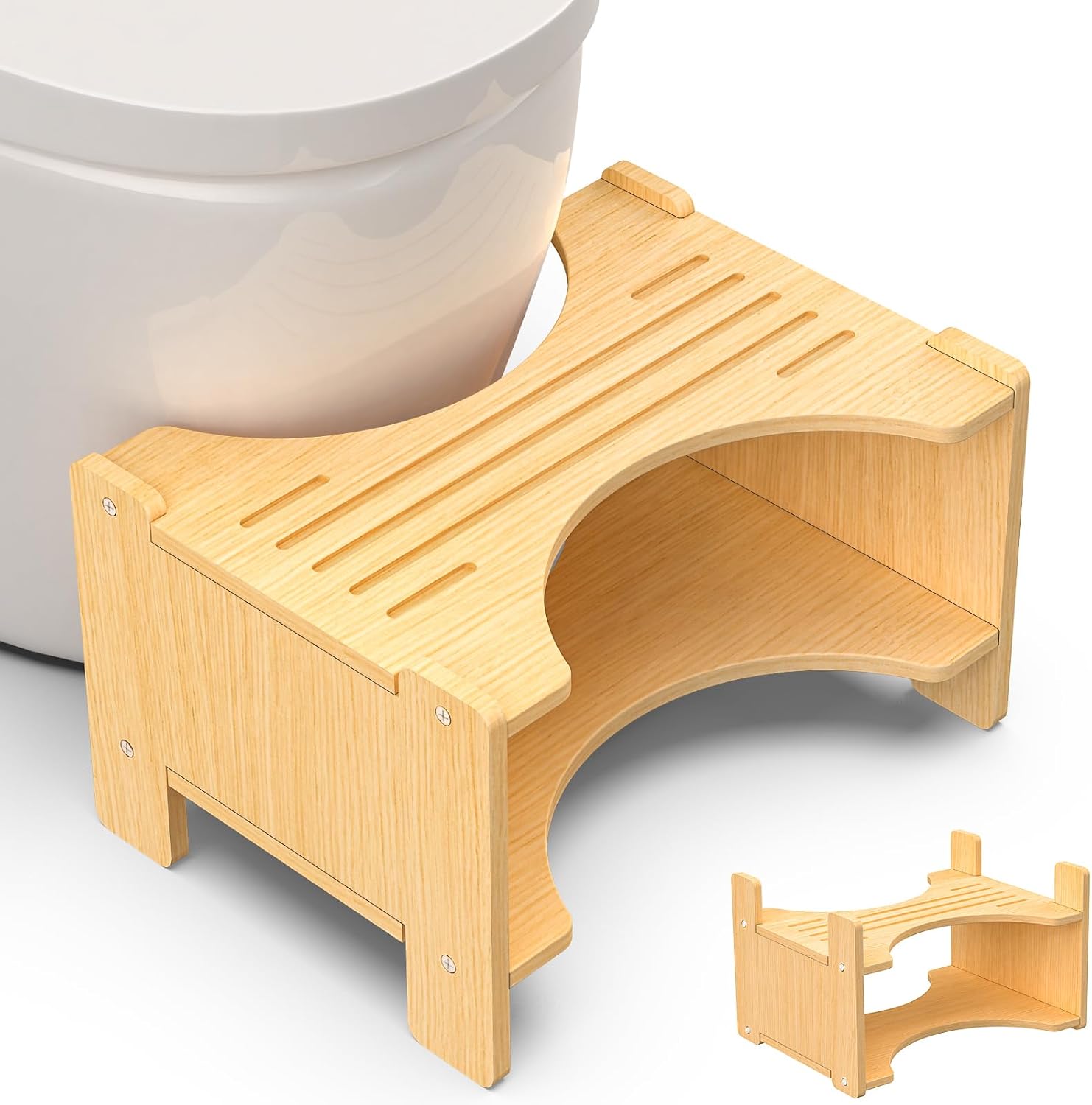Amazon.com: XiaZ Toilet Stool Squat Adult, Poop Stool 7in & 9in ...