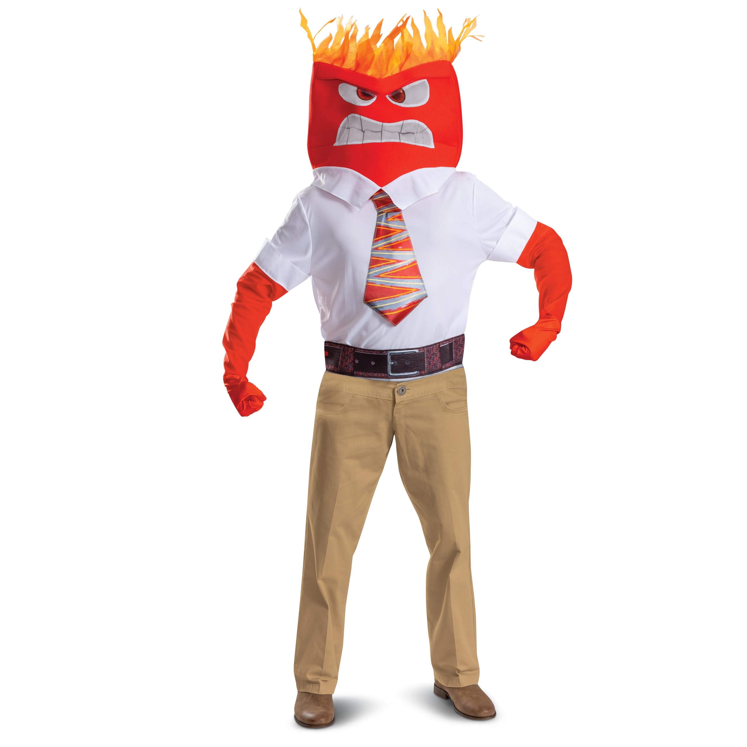 Amazon.com: Disguise Adult Inside Out Anger Costume, Official Inside ...