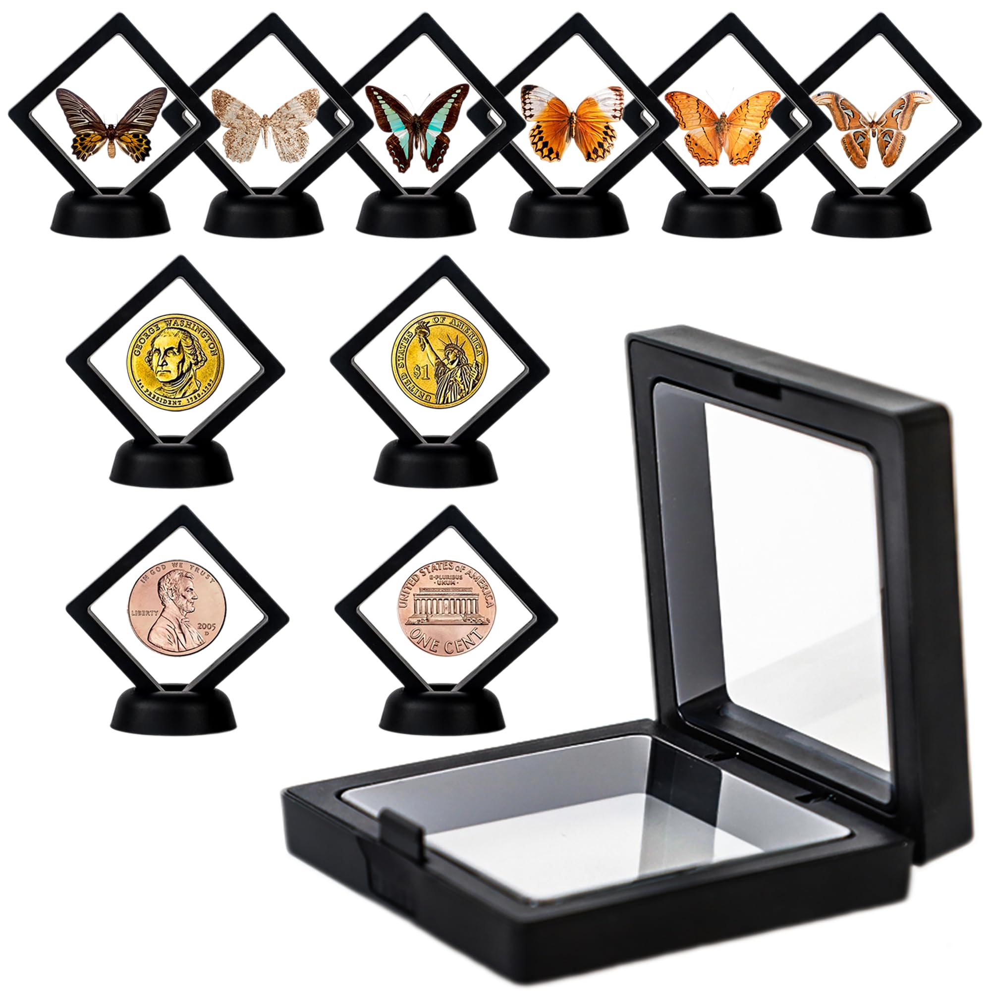 Amazon.com: Coin Holder Ornament Display Stand 10-Piece Set – Challenge ...