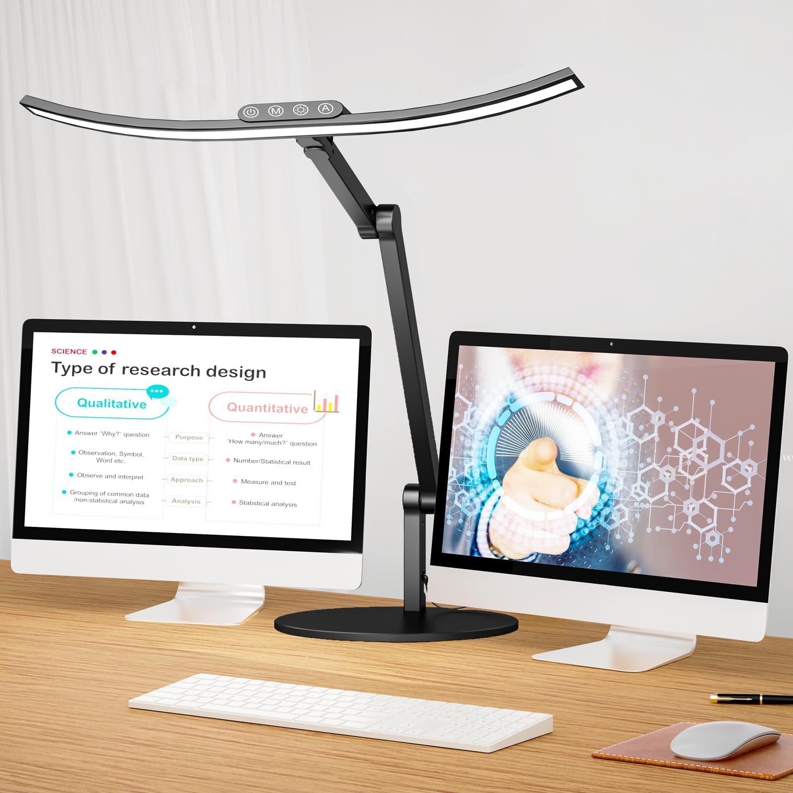 NovoLido - 10W Lampada da Scrivania a LED per Architetto, Lampada da ...