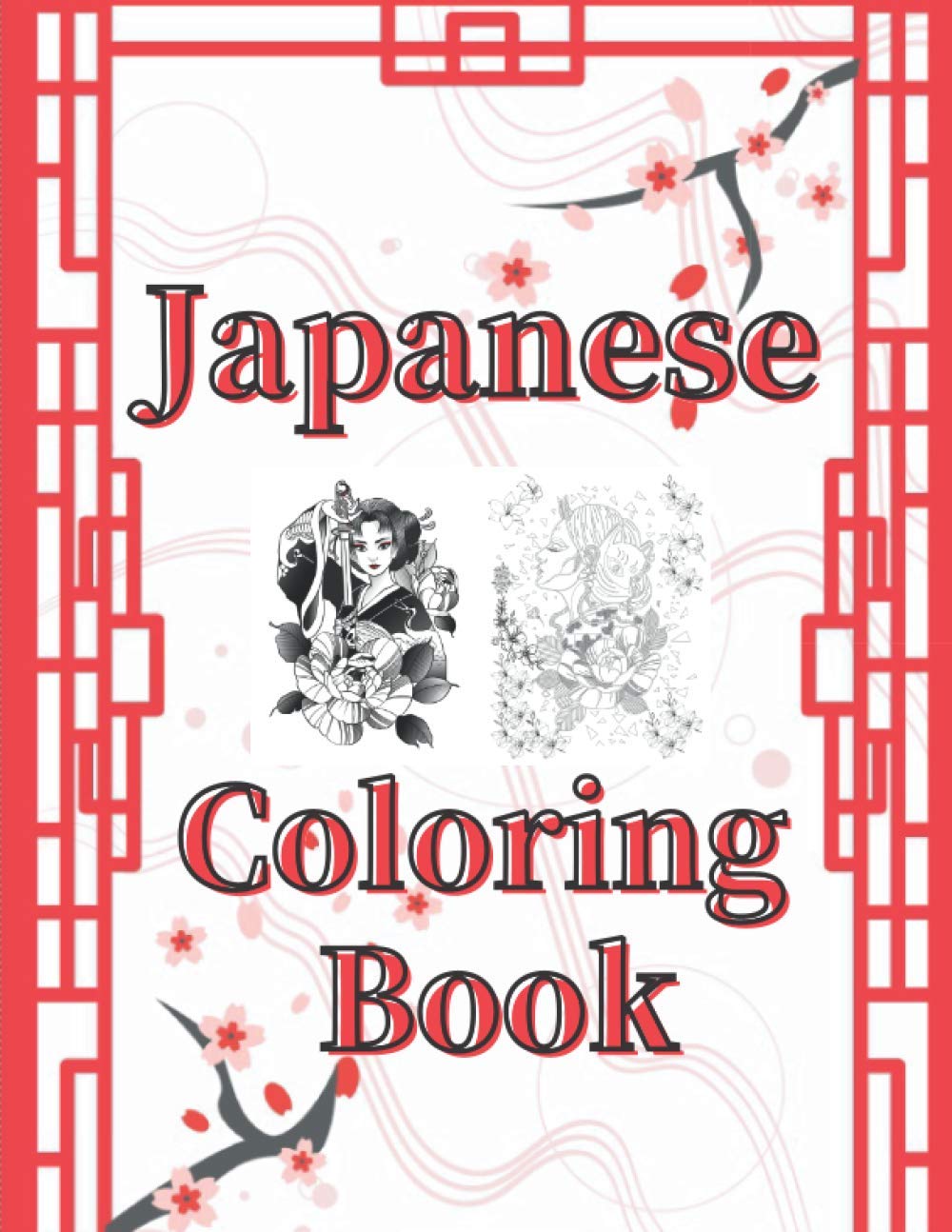Japanese Coloring Book Art Books For Adults And Teens Best | Desertcart ...