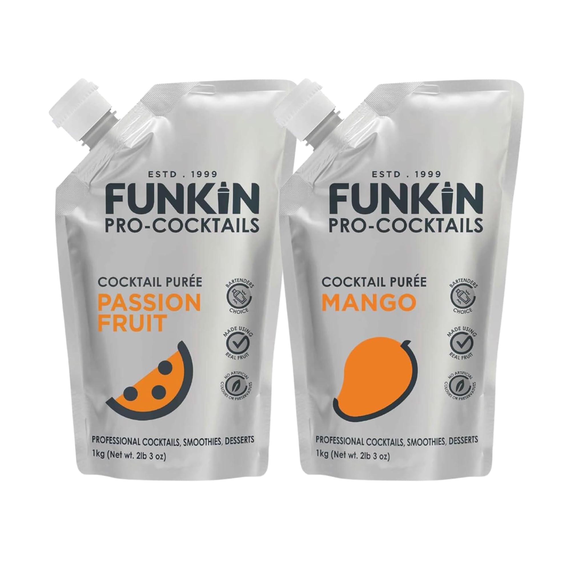 Amazon.com : Funkin Puree Twin Pack Bundle | Passion Fruit and Mango ...