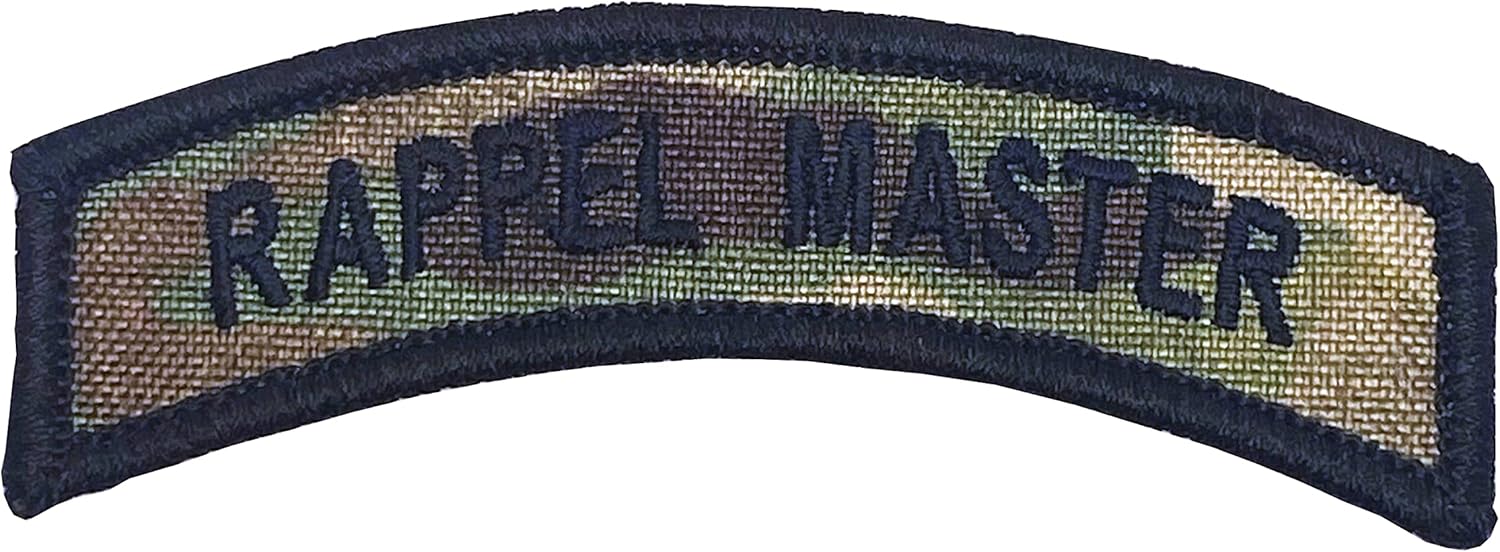 Amazon.com: Bayonet Design - Rappel Master Embroidered Tab - 3 1/2" X 1 ...