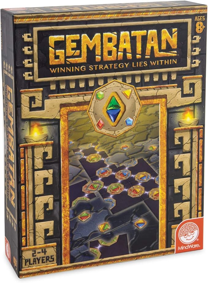 Amazon.com: MindWare® Gembatan Matching Game Cards | Age 8+ | 2-4 Players | 1 Set : Toys & Games