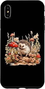 Amazon.com: iPhone XS Max Cottagecore Hedgehog Aesthetic Mushroom Outfit for Women Case : Cell ...