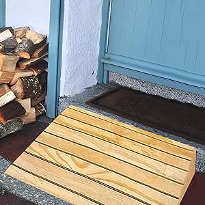 Door Threshold Ramp Interior, 8/1015/1820 cm High Wood Ramp for ...