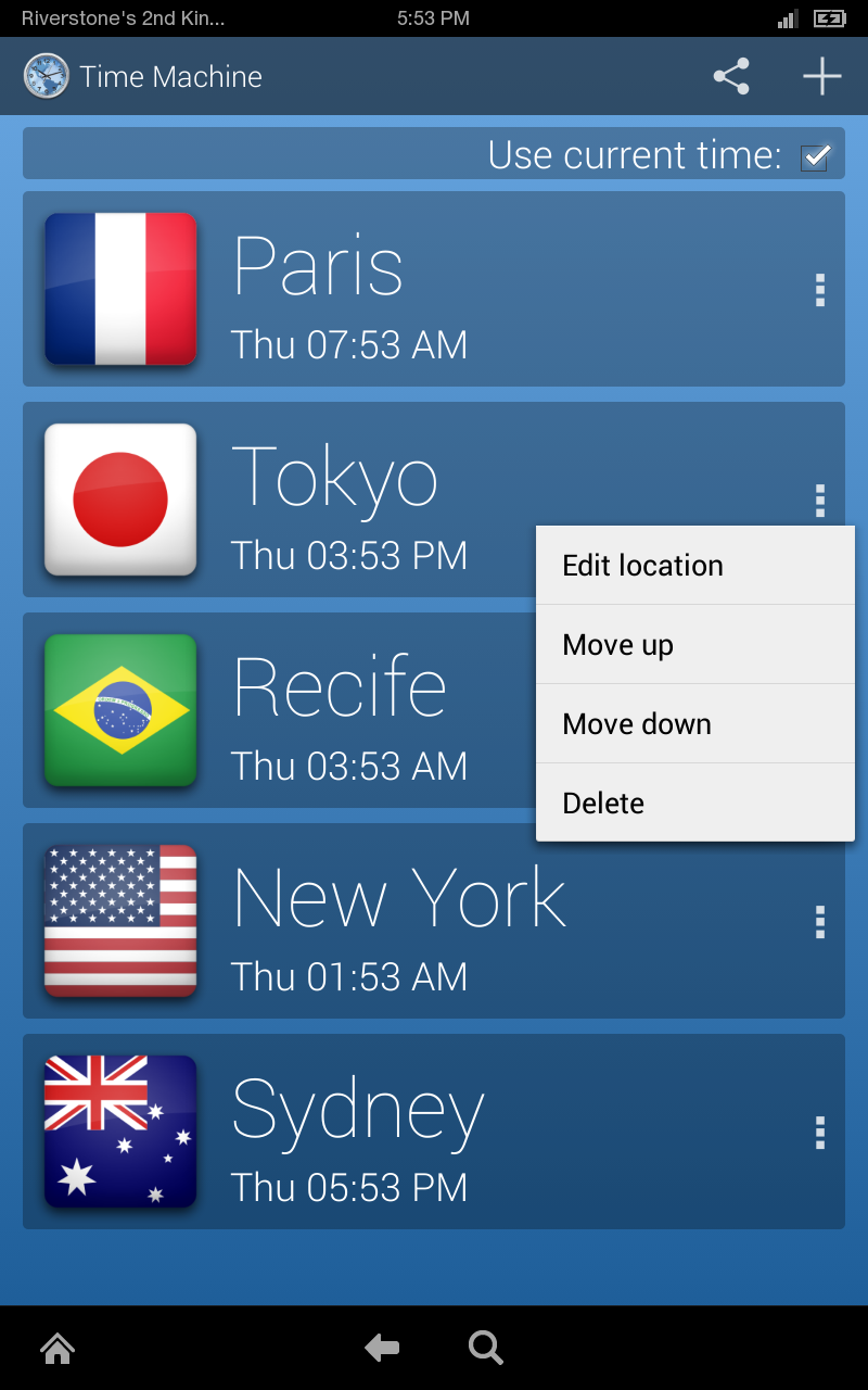 Time Machine - World Clock - App on Amazon Appstore