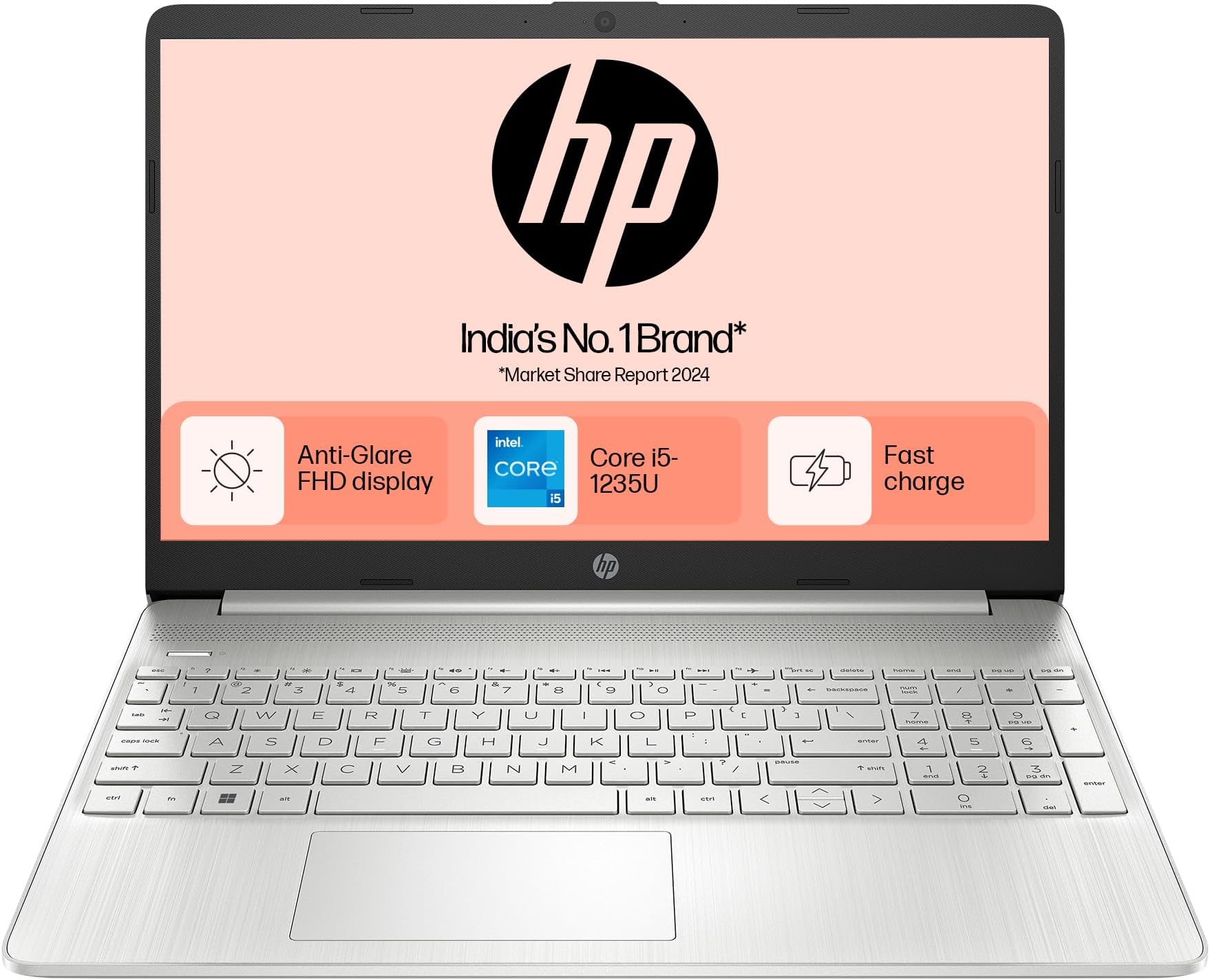 HP 15s, 12th Gen Intel Core i5-1235U Laptop (8GB RAM, 1TB SSD), Anti ...