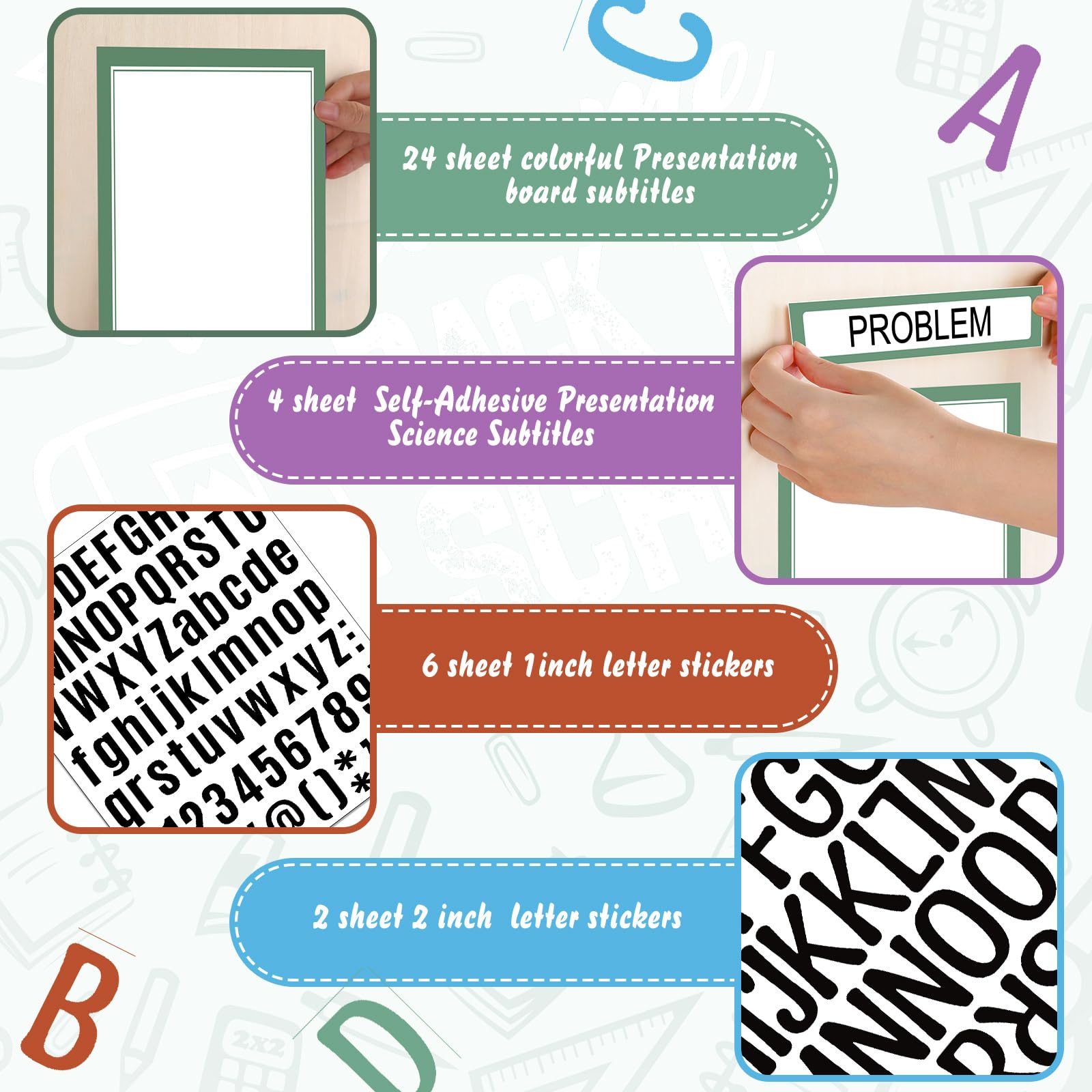 Snapklik.com : PerKoop 36 Sheets Science Fair Board Poster Boards ...