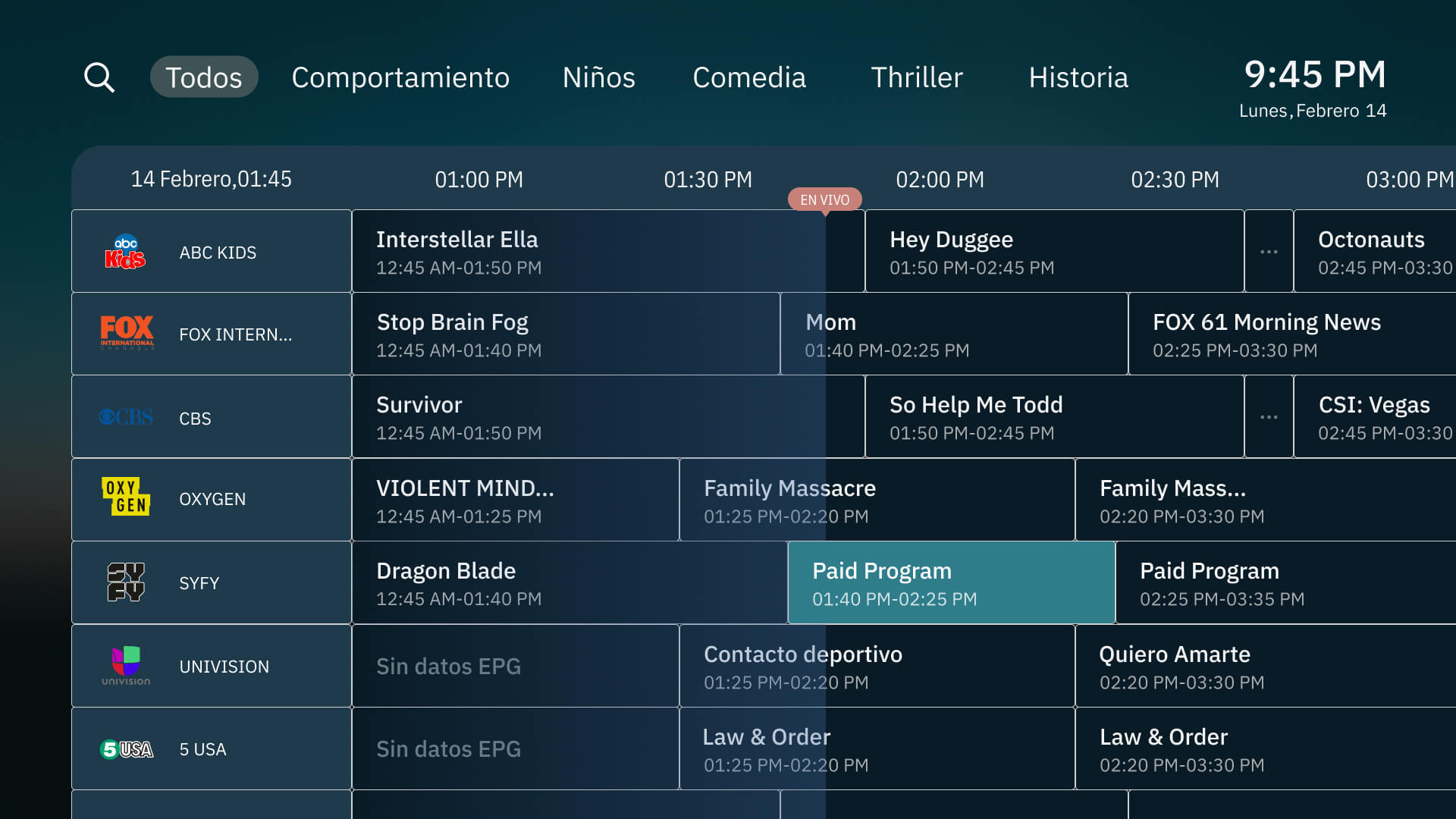 G-TV- Aplicación en Amazon Appstore